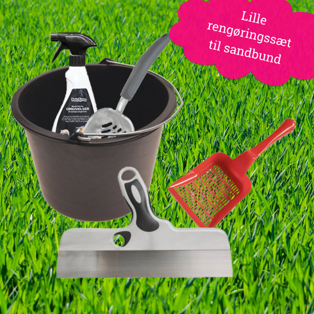 Rengøringssæt til sandbund | Lille | Alt i én startpakke | Silkehaven
